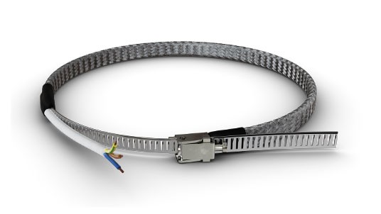 Protect fluids against ice on refrigerated systems with heating cables